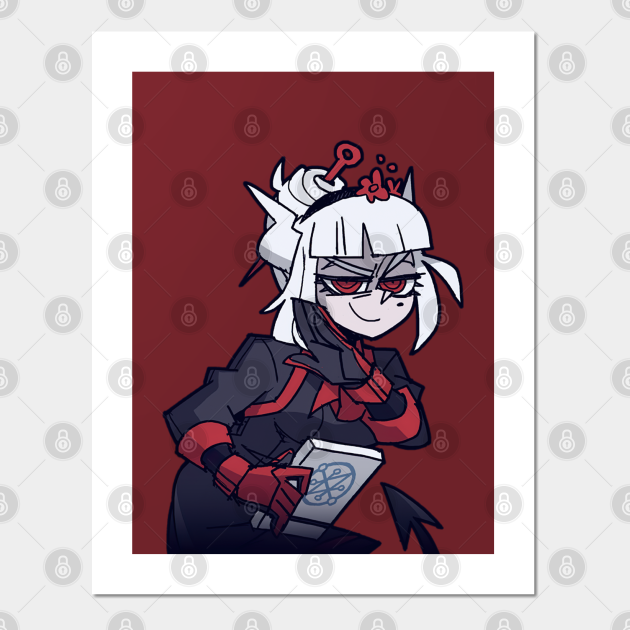 Maid Lucy Smug Examtaker (helltaker) - Helltaker - Posters and Art Prints | TeePublic